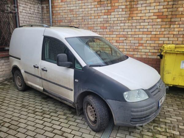 White Volkswagen Caddy 2006 in Riga, with an engine capacity of 2.00 L and mileage of 253 thousand km for 500 €, photo 2 on AUTOMOTO.COM.LV