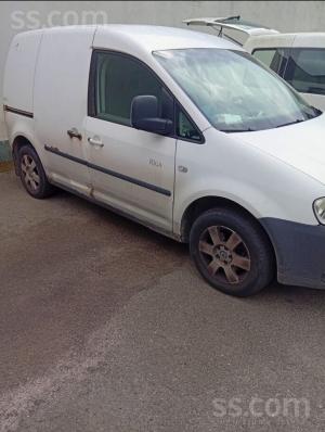 White Volkswagen Caddy 2007 in Riga, with an engine capacity of 1.90 L and mileage of 430 thousand km for 1550 €, photo 3 on AUTOMOTO.COM.LV