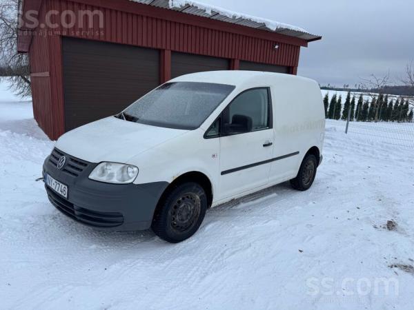 Balts Volkswagen Caddy 2008 Liepāja, ar dzinēja tilpumu 1.90 L un nobraukumu 700 tūkst. km par 1350 €, foto 1 vietnē AUTOMOTO.COM.LV