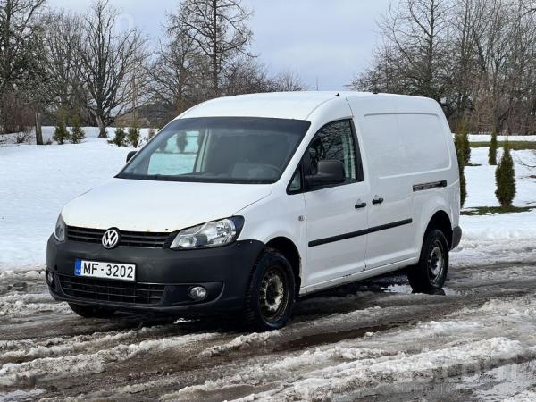 White Volkswagen Caddy 2011 in Saldus, with an engine capacity of 1.60 L and mileage of 420 thousand km for 3200 €, photo 2 on AUTOMOTO.COM.LV