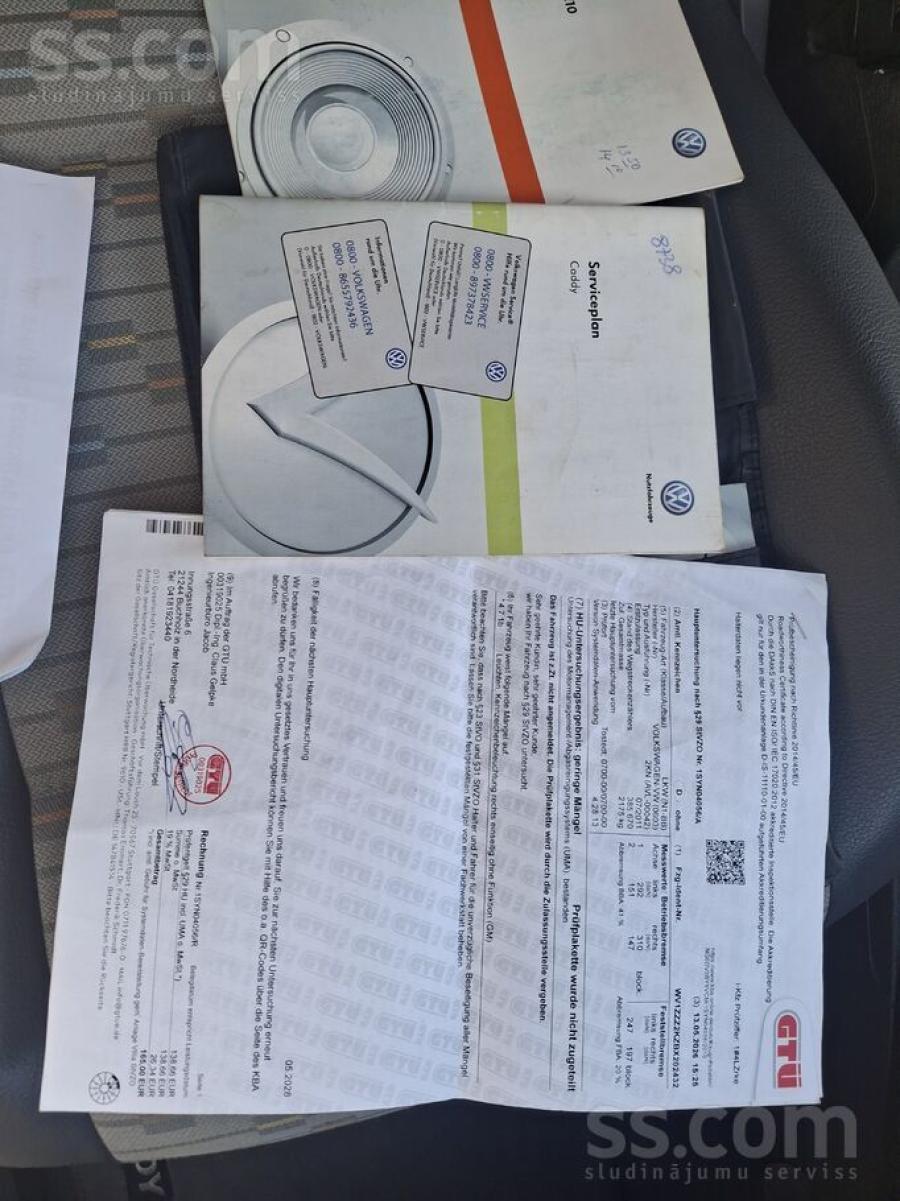 Balts Volkswagen Caddy 2011 Jelgava, ar dzinēja tilpumu 1.60 L un nobraukumu 389 tūkst. km par 5300 €, foto 23 vietnē AUTOMOTO.COM.LV
