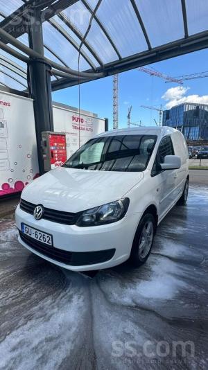 White Volkswagen Caddy 2011 in Riga, with an engine capacity of 1.60 L and mileage of 259 thousand km for 4500 €, photo  on AUTOMOTO.COM.LV