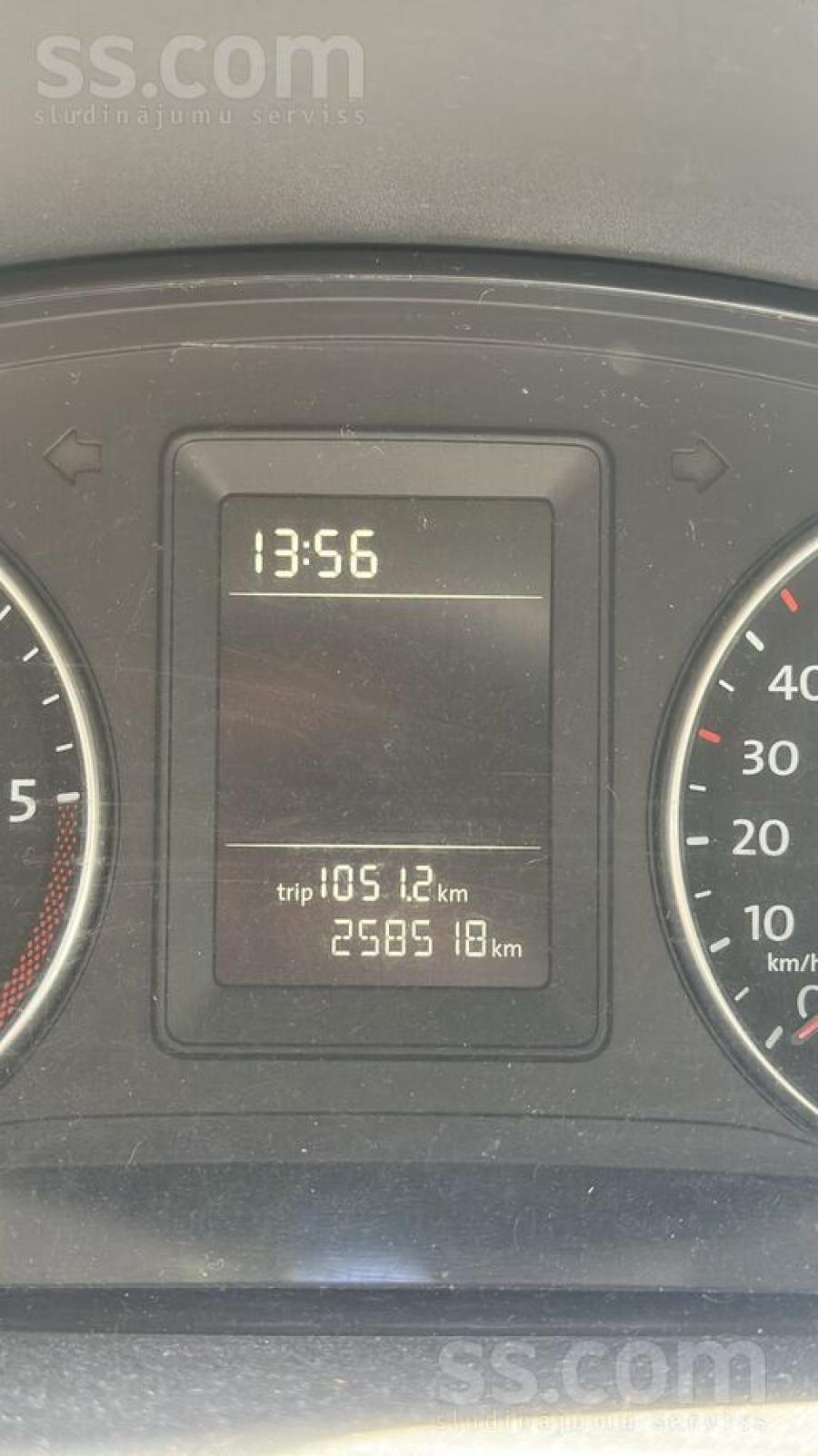White Volkswagen Caddy 2011 in Riga, with an engine capacity of 1.60 L and mileage of 259 thousand km for 4500 €, photo 8 on AUTOMOTO.COM.LV