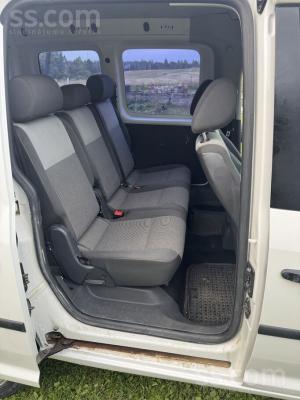 White Volkswagen Caddy 2011 in Rezekne, with an engine capacity of 1.60 L and mileage of 299 thousand km for 2750 €, photo 15 on AUTOMOTO.COM.LV