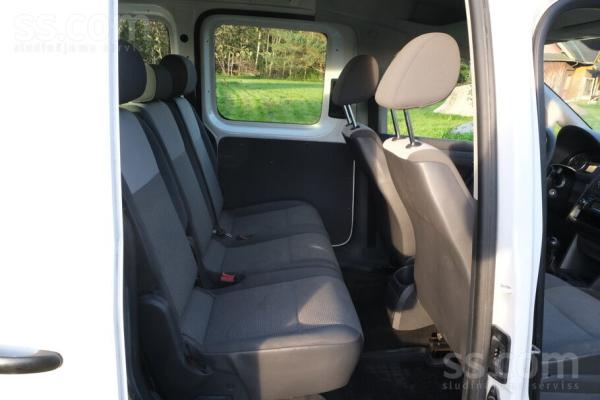 White Volkswagen Caddy 2011 in Ogre, with an engine capacity of 1.20 L and mileage of 226 thousand km for 2000 €, photo 6 on AUTOMOTO.COM.LV