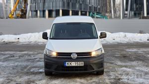 White Volkswagen Caddy 2016 in Riga, with an engine capacity of 2.00 L and mileage of 179 thousand km for 7200 €, photo 5 on AUTOMOTO.COM.LV