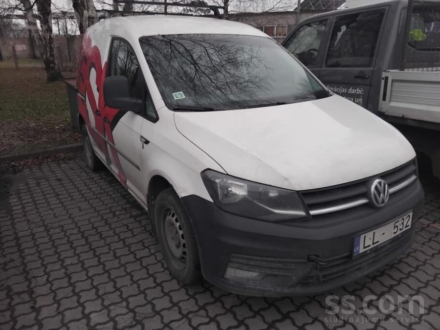 Balts Volkswagen Caddy 2018 Ventspils, ar dzinēja tilpumu 2.00 L un nobraukumu 309 tūkst. km par 2400 €, foto 2 vietnē AUTOMOTO.COM.LV