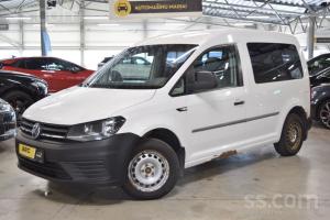 White Volkswagen Caddy 2018 in Riga, with an engine capacity of 2.00 L and mileage of 355 thousand km for 4900 €, photo  on AUTOMOTO.COM.LV