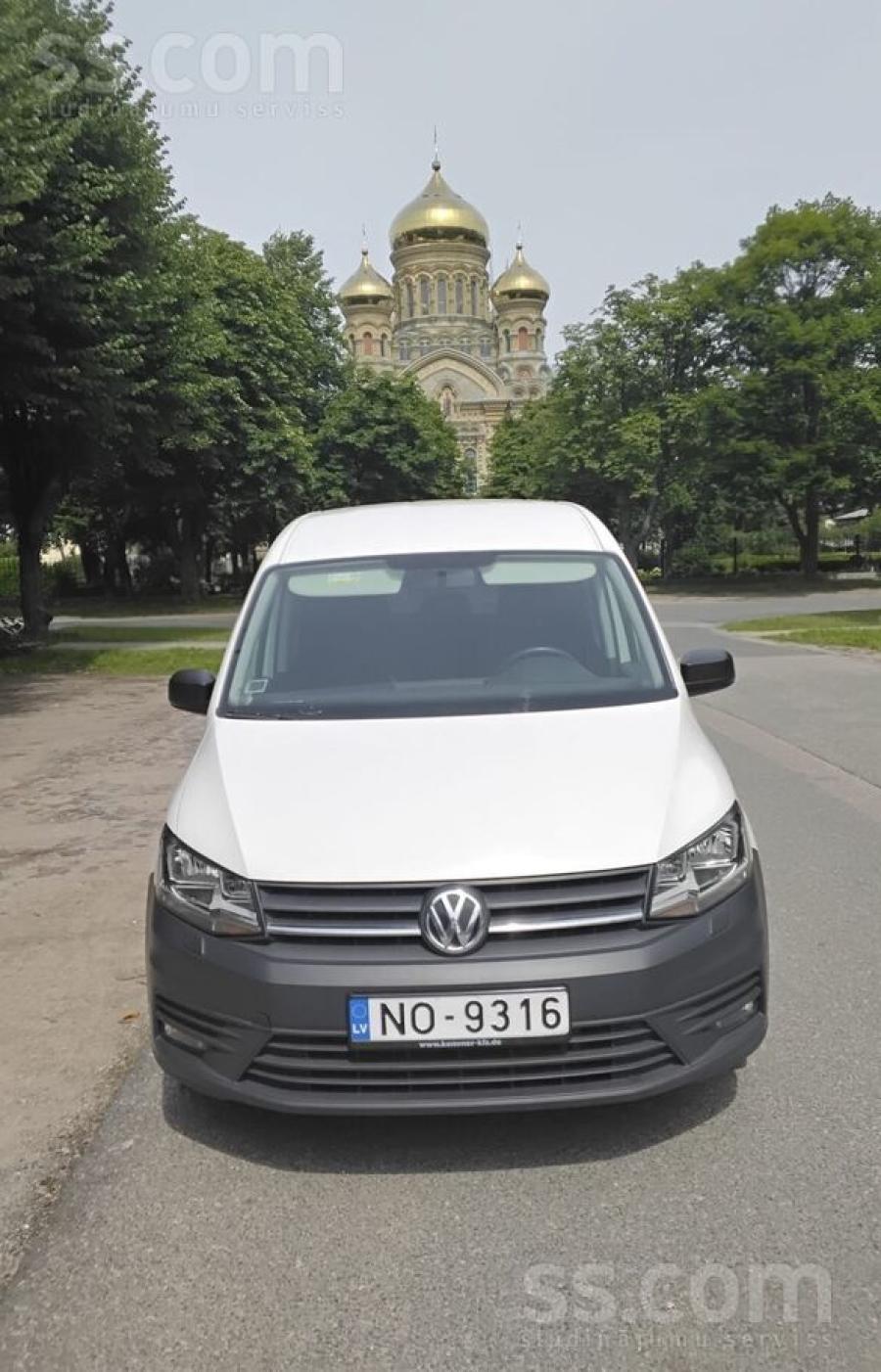 Balts Volkswagen Caddy 2018 Liepāja, ar dzinēja tilpumu 2.00 L un nobraukumu 188 tūkst. km par 11900 €, foto 1 vietnē AUTOMOTO.COM.LV