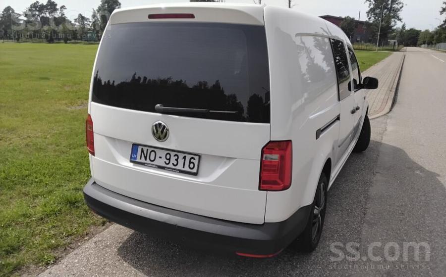 Balts Volkswagen Caddy 2018 Liepāja, ar dzinēja tilpumu 2.00 L un nobraukumu 188 tūkst. km par 11900 €, foto 6 vietnē AUTOMOTO.COM.LV