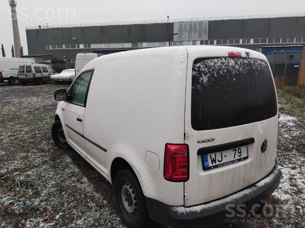 Balts Volkswagen Caddy 2019 Rīga, ar dzinēja tilpumu 2.00 L un nobraukumu 89 tūkst. km par 12600 €, foto 1 vietnē AUTOMOTO.COM.LV