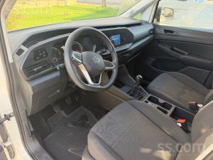 White Volkswagen Caddy 2021 in Riga, with an engine capacity of 2.00 L and mileage of 133 thousand km for 14800 €, photo 9 on AUTOMOTO.COM.LV