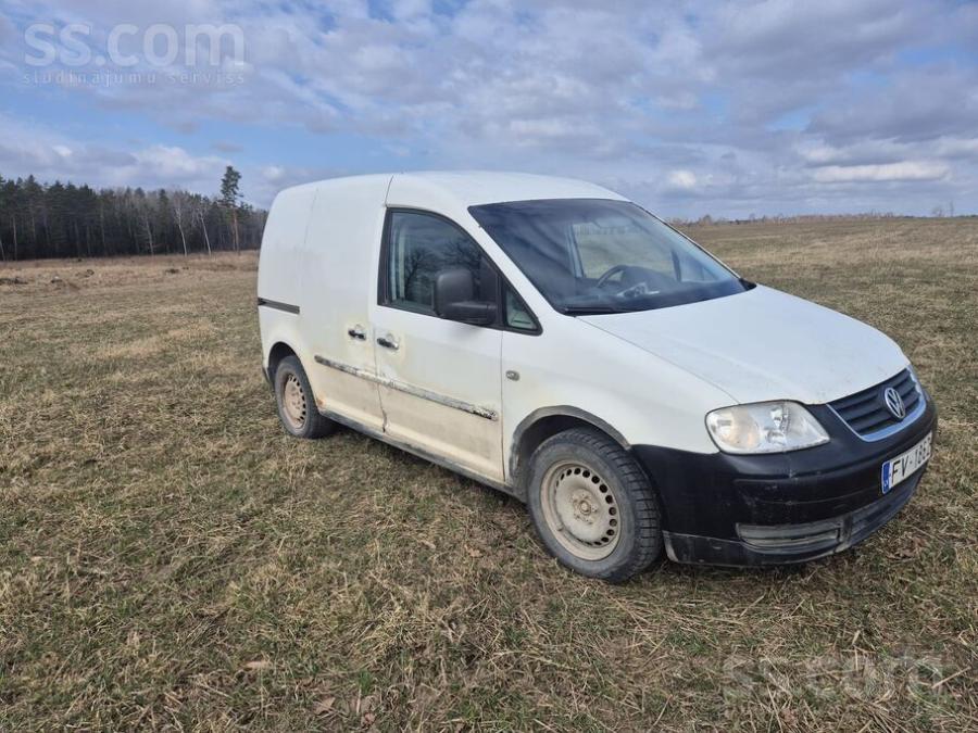 Белый Фольксваген Кадди 2006 в Кулдига, объемом двигателя 2.00 л и пробегом 400 тыс. км за 850 €, фото 1 на AUTOMOTO.COM.LV