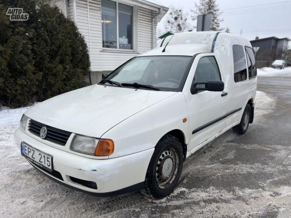 White Volkswagen Caddy 1998 in Kaunas, with an engine capacity of 1.90 L and mileage of 326 thousand km for 650 €, photo 1 on AUTOMOTO.COM.LV