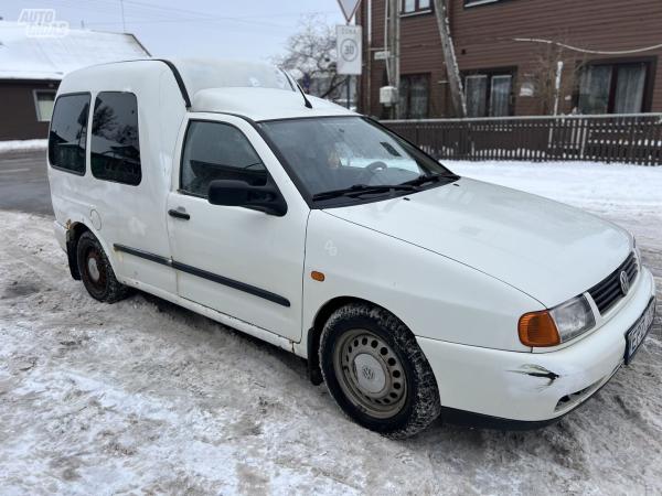 White Volkswagen Caddy 1998 in Kaunas, with an engine capacity of 1.90 L and mileage of 326 thousand km for 650 €, photo 3 on AUTOMOTO.COM.LV