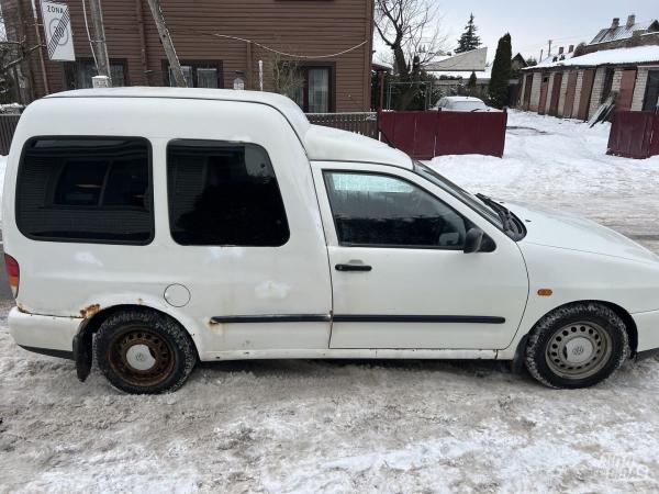 White Volkswagen Caddy 1998 in Kaunas, with an engine capacity of 1.90 L and mileage of 326 thousand km for 650 €, photo 5 on AUTOMOTO.COM.LV