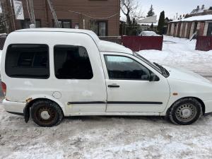 White Volkswagen Caddy 1998 in Kaunas, with an engine capacity of 1.90 L and mileage of 326 thousand km for 650 €, photo 5 on AUTOMOTO.COM.LV