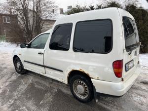 White Volkswagen Caddy 1998 in Kaunas, with an engine capacity of 1.90 L and mileage of 326 thousand km for 650 €, photo 8 on AUTOMOTO.COM.LV