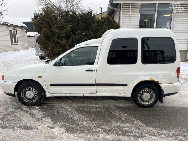 White Volkswagen Caddy 1998 in Kaunas, with an engine capacity of 1.90 L and mileage of 326 thousand km for 650 €, photo 9 on AUTOMOTO.COM.LV
