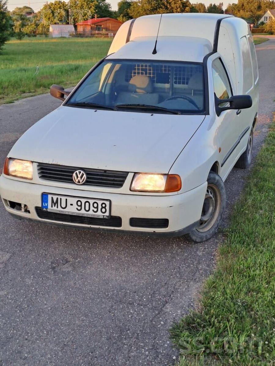 Balts Volkswagen Caddy 2002 Talsi, ar dzinēja tilpumu 1.90 L un nobraukumu 300 tūkst. km par 500 €, foto 1 vietnē AUTOMOTO.COM.LV