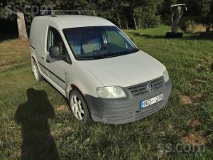 White Volkswagen Caddy 2004 in Riga, with an engine capacity of 2.00 L and mileage of 328 thousand km for 1800 €, photo  on AUTOMOTO.COM.LV