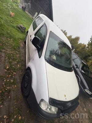 White Volkswagen Caddy 2005 in Jekabpils, with an engine capacity of 1.90 L and mileage of 394 thousand km for 500 €, photo  on AUTOMOTO.COM.LV