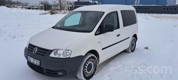 Balts Volkswagen Caddy 2007 Rīga, ar dzinēja tilpumu 1.40 L un nobraukumu 145 tūkst. km par 2000 €, foto 1 vietnē AUTOMOTO.COM.LV