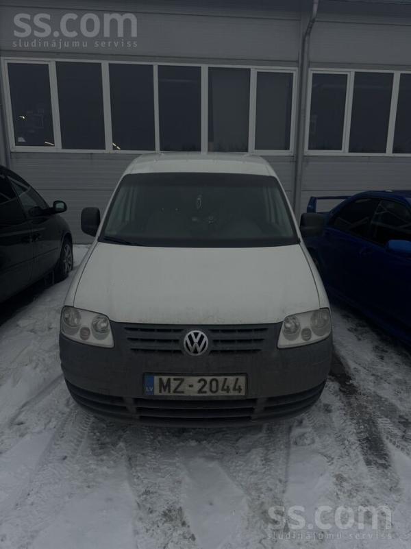 White Volkswagen Caddy 2007 in Valmiera, with an engine capacity of 1.90 L and mileage of 631 thousand km for 2500 €, photo 1 on AUTOMOTO.COM.LV