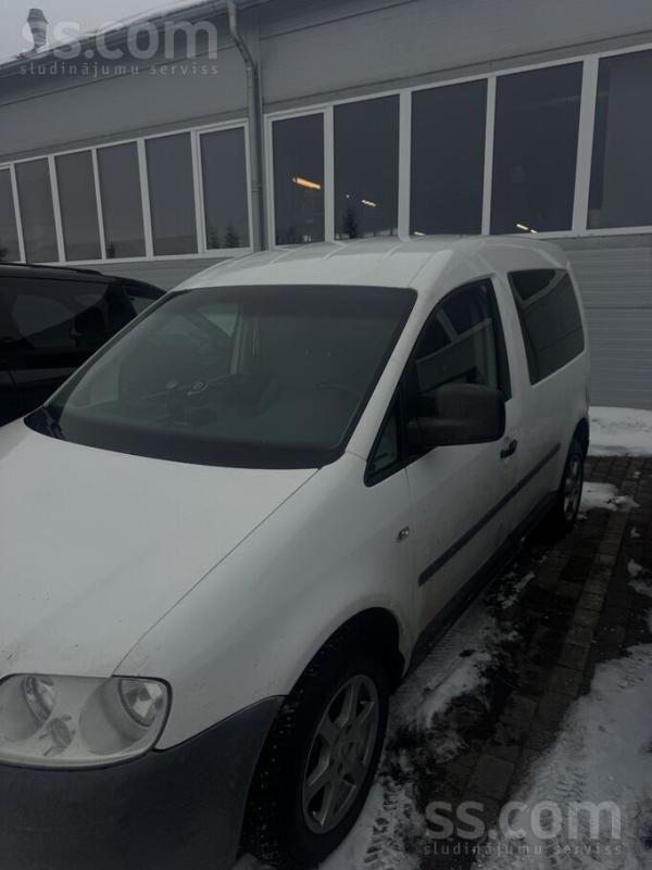 White Volkswagen Caddy 2007 in Valmiera, with an engine capacity of 1.90 L and mileage of 631 thousand km for 2500 €, photo 2 on AUTOMOTO.COM.LV
