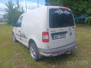 White Volkswagen Caddy 2008 in Ogre, with an engine capacity of 1.90 L and mileage of 0 thousand km for 500 €, photo 3 on AUTOMOTO.COM.LV