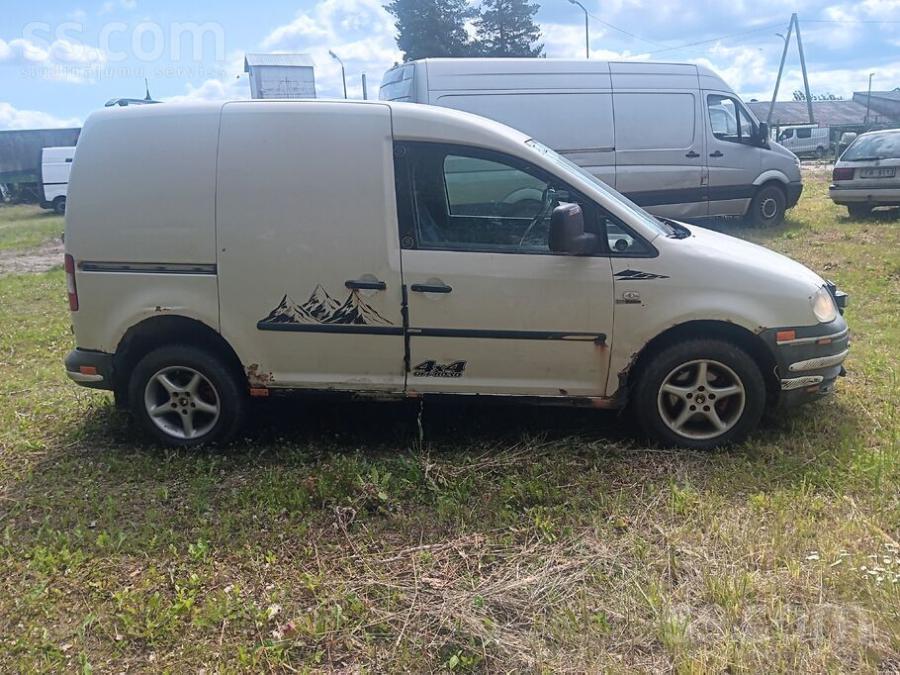 White Volkswagen Caddy 2008 in Ogre, with an engine capacity of 1.90 L and mileage of 0 thousand km for 500 €, photo 5 on AUTOMOTO.COM.LV