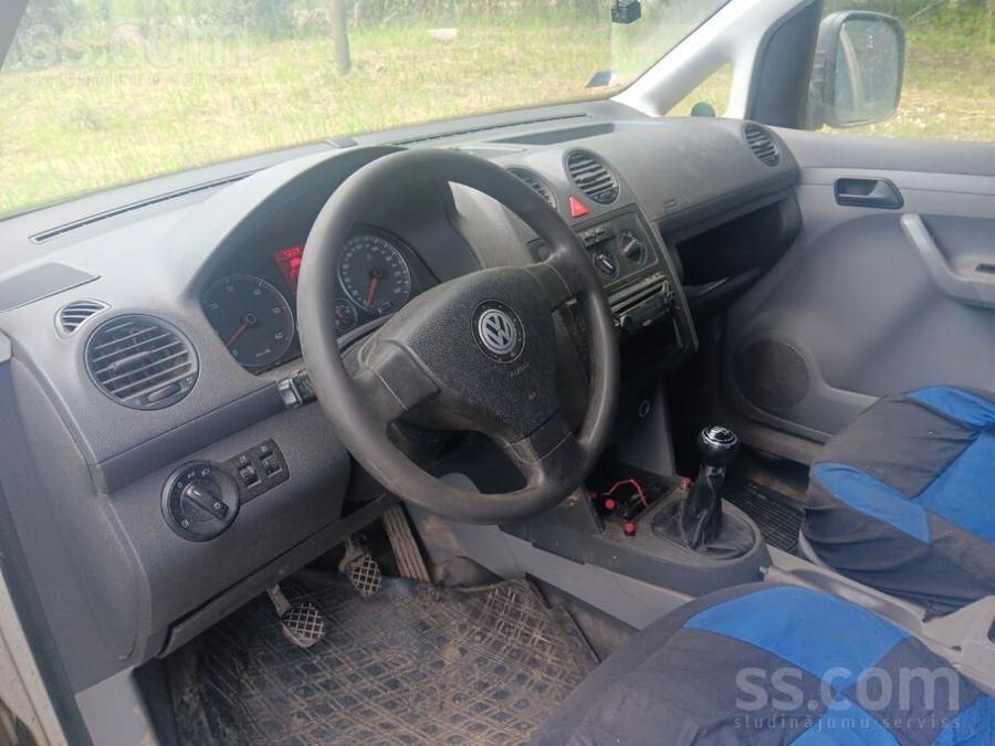 White Volkswagen Caddy 2008 in Ogre, with an engine capacity of 1.90 L and mileage of 0 thousand km for 500 €, photo 9 on AUTOMOTO.COM.LV