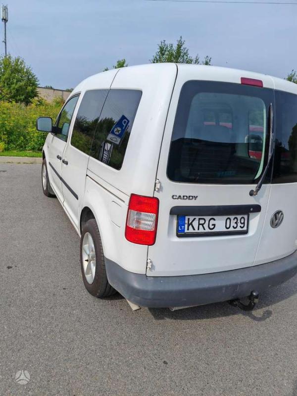 Balts Volkswagen Caddy 2008 Klaipėda, ar dzinēja tilpumu 2.00 L un nobraukumu 158 tūkst. km par 2900 €, foto 2 vietnē AUTOMOTO.COM.LV