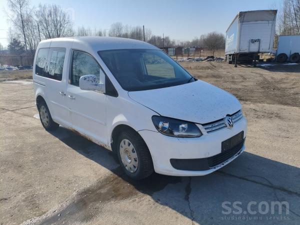 Balts Volkswagen Caddy 2009 Rīga, ar dzinēja tilpumu 1.90 L un nobraukumu 404 tūkst. km par 700 €, foto 1 vietnē AUTOMOTO.COM.LV