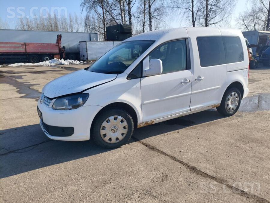 Balts Volkswagen Caddy 2009 Rīga, ar dzinēja tilpumu 1.90 L un nobraukumu 404 tūkst. km par 700 €, foto 2 vietnē AUTOMOTO.COM.LV
