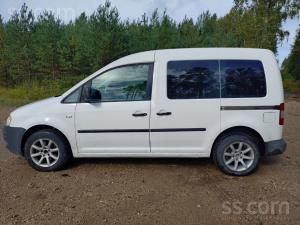 Balts Volkswagen Caddy 2009 Rīga, ar dzinēja tilpumu 1.90 L un nobraukumu 591 tūkst. km par 2100 €, foto 3 vietnē AUTOMOTO.COM.LV