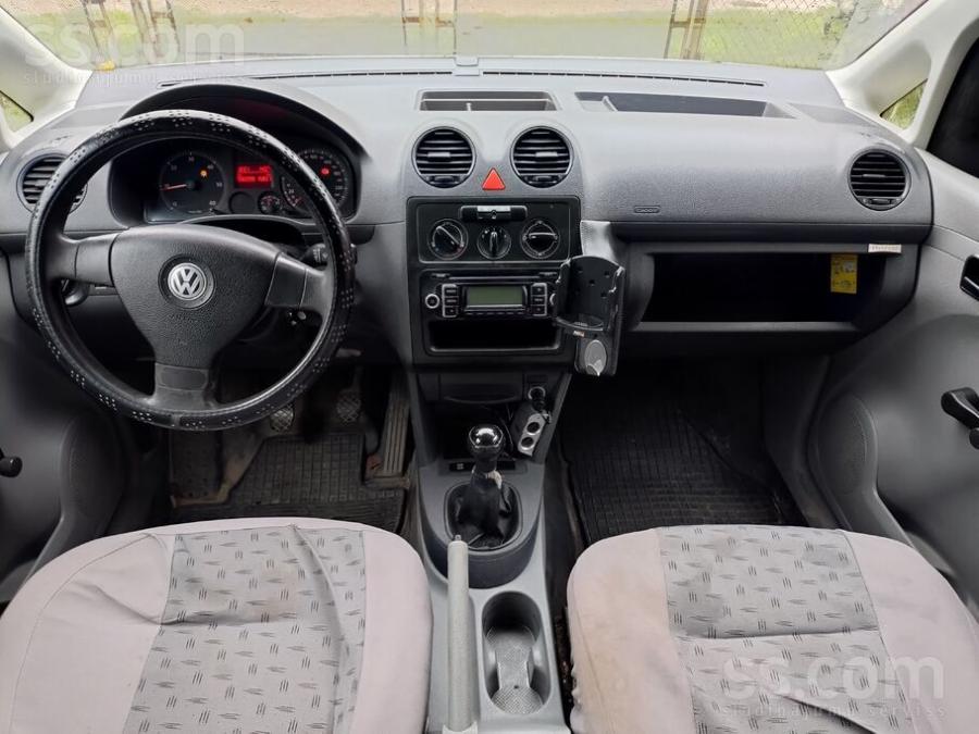 Balts Volkswagen Caddy 2009 Rīga, ar dzinēja tilpumu 1.90 L un nobraukumu 591 tūkst. km par 2100 €, foto 8 vietnē AUTOMOTO.COM.LV