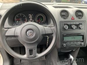 White Volkswagen Caddy 2011 in Riga, with an engine capacity of 1.60 L and mileage of 204 thousand km for 5500 €, photo 17 on AUTOMOTO.COM.LV