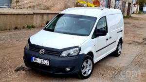 White Volkswagen Caddy 2011 in Cesis, with an engine capacity of 1.60 L and mileage of 386 thousand km for 3700 €, photo  on AUTOMOTO.COM.LV