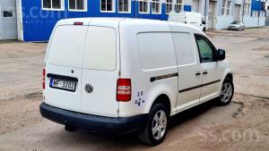 White Volkswagen Caddy 2011 in Cesis, with an engine capacity of 1.60 L and mileage of 386 thousand km for 3700 €, photo 6 on AUTOMOTO.COM.LV