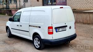 White Volkswagen Caddy 2011 in Cesis, with an engine capacity of 1.60 L and mileage of 386 thousand km for 3700 €, photo 10 on AUTOMOTO.COM.LV
