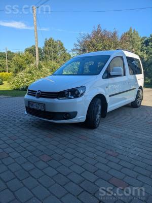 White Volkswagen Caddy 2011 in Valmiera, with an engine capacity of 2.00 L and mileage of 305 thousand km for 6800 €, photo  on AUTOMOTO.COM.LV