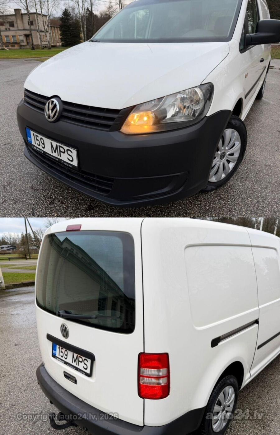 White Volkswagen Caddy 2012 in Viljandi, with an engine capacity of 1.60 L and mileage of 334 thousand km for 4190 €, photo 18 on AUTOMOTO.COM.LV