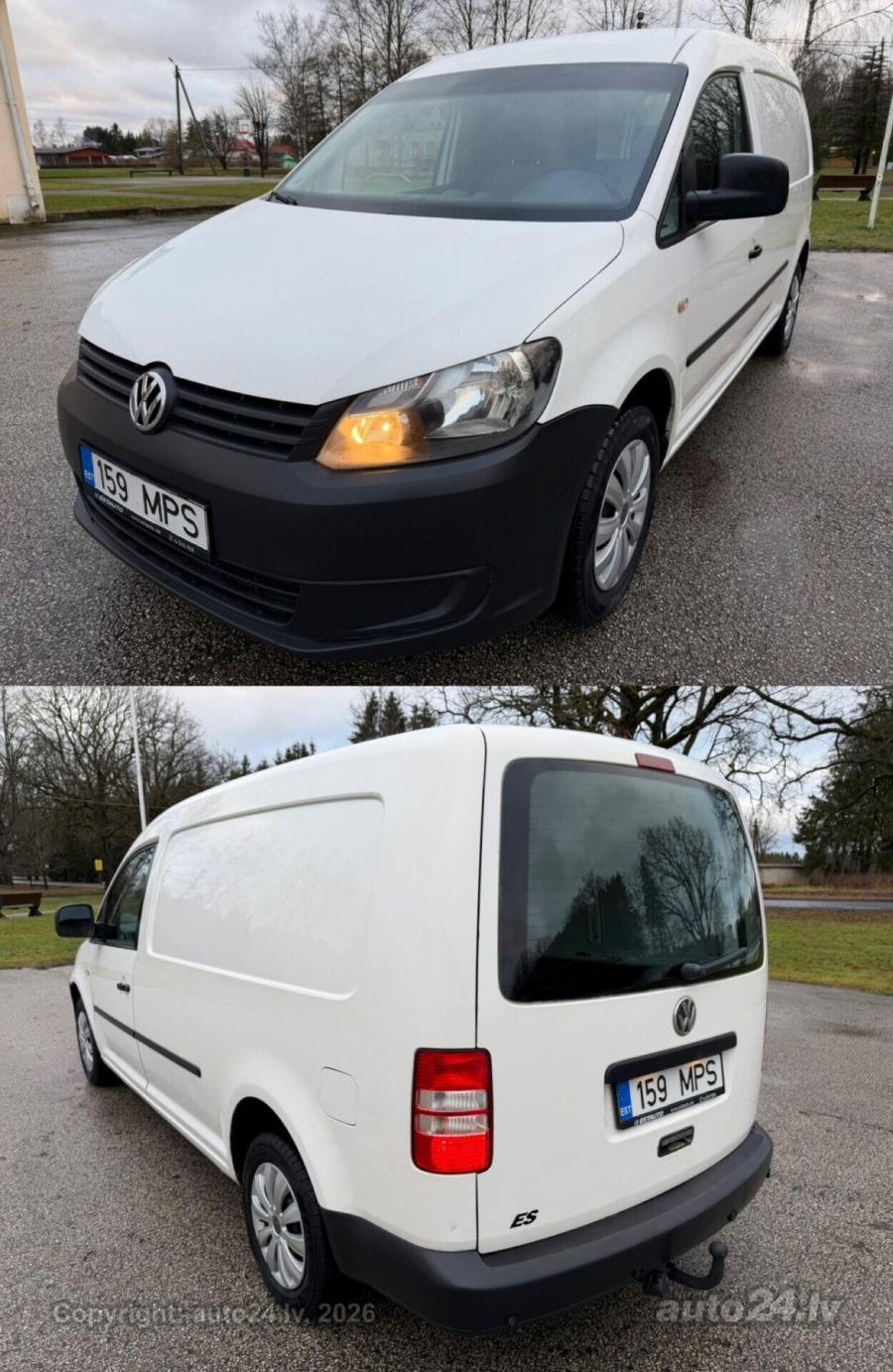 White Volkswagen Caddy 2012 in Viljandi, with an engine capacity of 1.60 L and mileage of 334 thousand km for 4190 €, photo 19 on AUTOMOTO.COM.LV