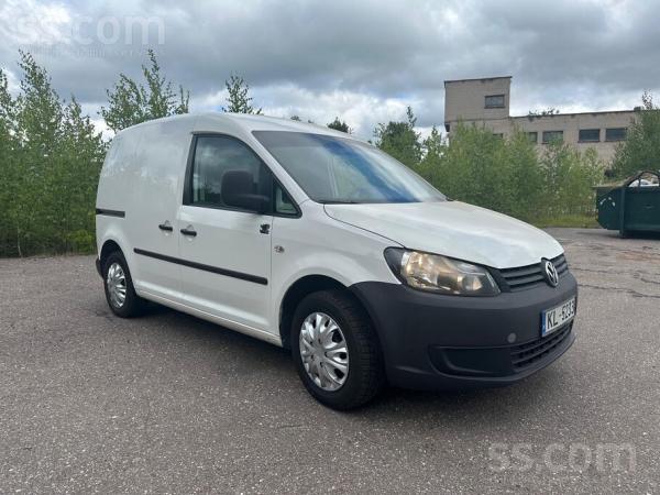White Volkswagen Caddy 2012 in Riga, with an engine capacity of 1.60 L and mileage of 382 thousand km for 3200 €, photo 1 on AUTOMOTO.COM.LV