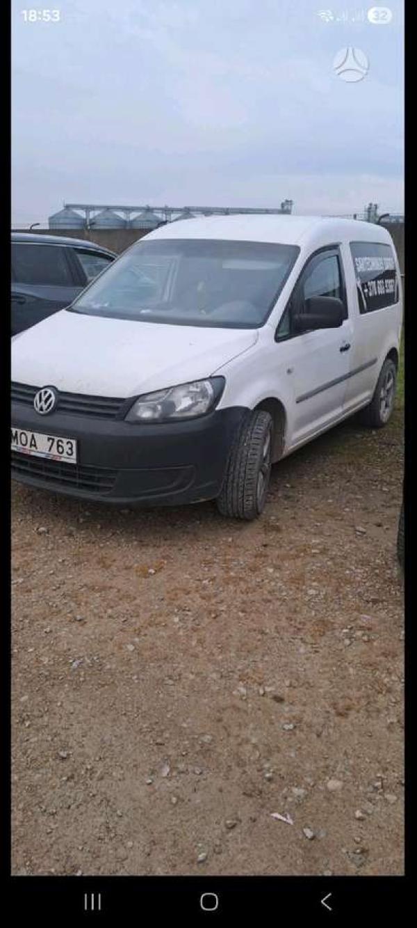 White Volkswagen Caddy 2013 in Panevezys, with an engine capacity of 1.60 L and mileage of 240 thousand km for 3600 €, photo 4 on AUTOMOTO.COM.LV
