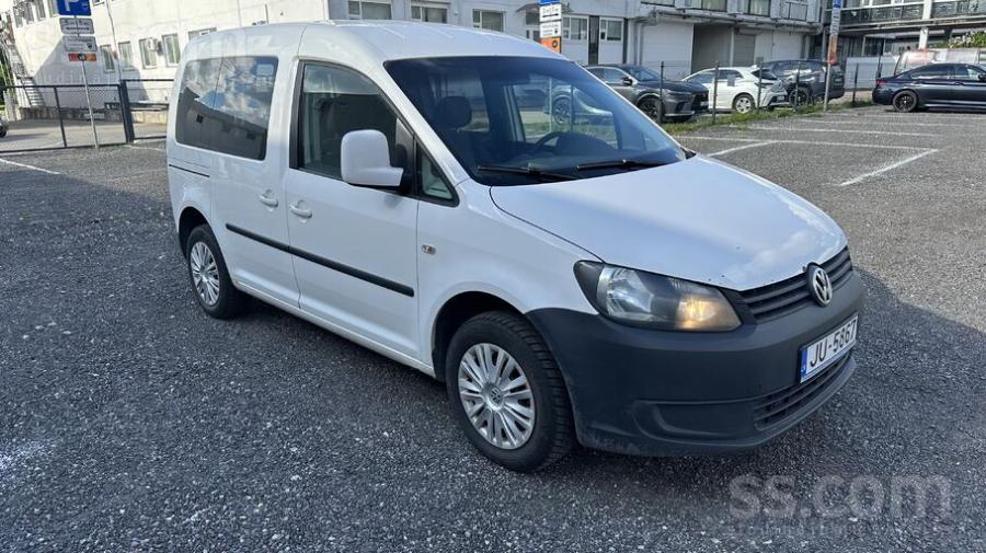 Balts Volkswagen Caddy 2014 Rīga, ar dzinēja tilpumu 1.60 L un nobraukumu 370 tūkst. km par 5850 €, foto 1 vietnē AUTOMOTO.COM.LV