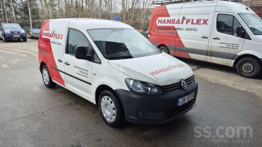 Balts Volkswagen Caddy 2014 Liepāja, ar dzinēja tilpumu 1.60 L un nobraukumu 285 tūkst. km par 2000 €, foto 1 vietnē AUTOMOTO.COM.LV