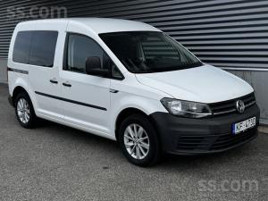 White Volkswagen Caddy 2015 in Riga, with an engine capacity of 1.60 L and mileage of 184 thousand km for 6900 €, photo 8 on AUTOMOTO.COM.LV