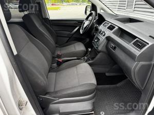 White Volkswagen Caddy 2015 in Riga, with an engine capacity of 1.60 L and mileage of 184 thousand km for 6900 €, photo 12 on AUTOMOTO.COM.LV